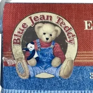 Blue Jean Teddy | Bedding | Nwt Vintage Blue Jean Teddy Bear ...
